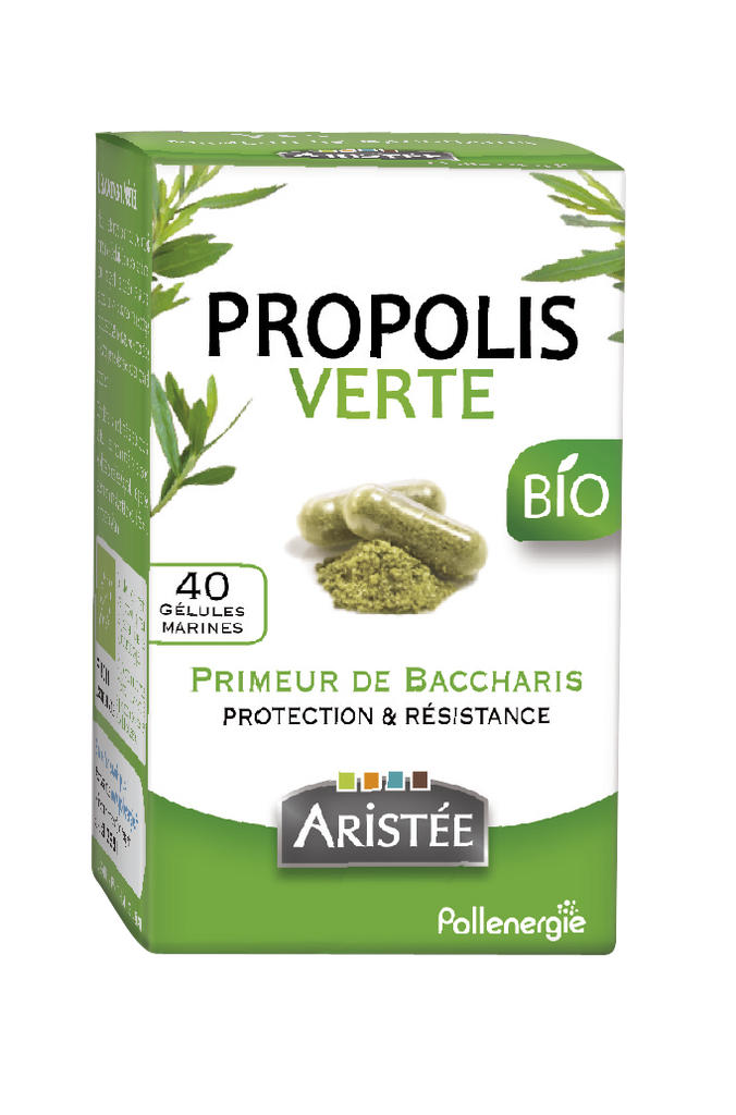 Propolis de baccharis verte en gélules (bio) - 40 gélules | Nectar & Co